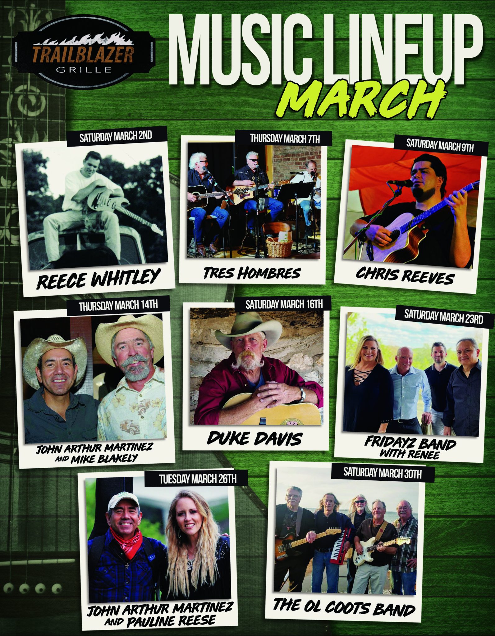 Events from April 23 – March 30