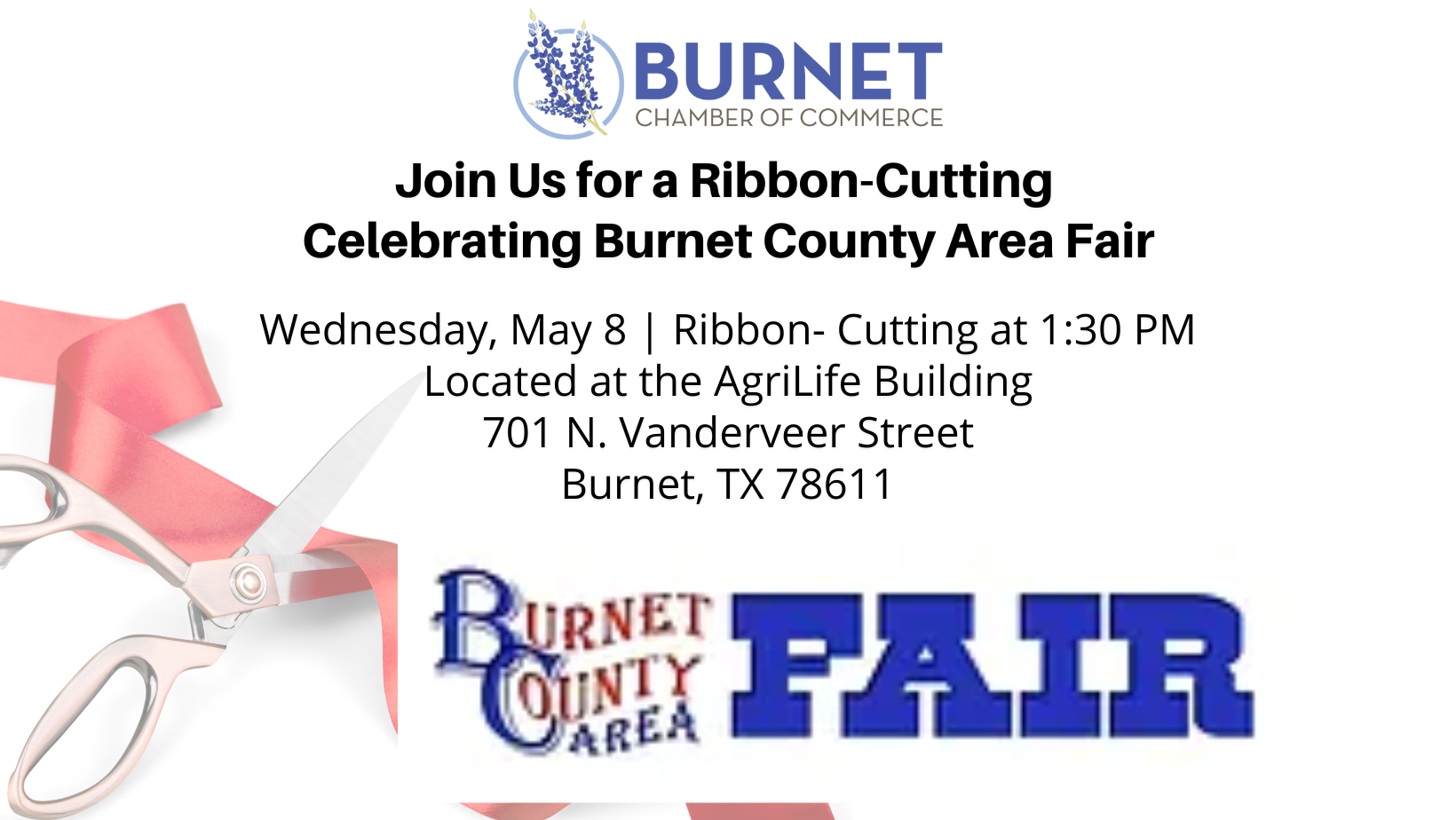 Ribbon-Cutting Celebration for Burnet County Area Fair - Burnet Chamber ...