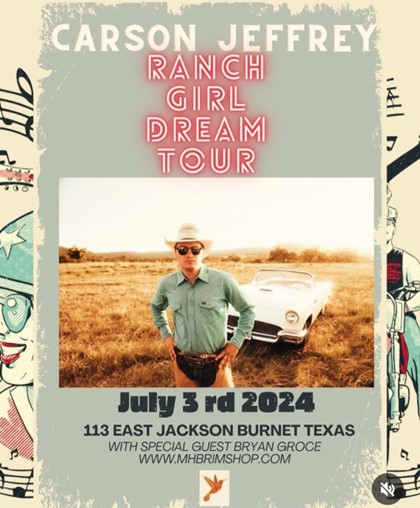 Carson Jeffrey Concert @ Mad Hatters Provisions - Burnet Chamber of ...