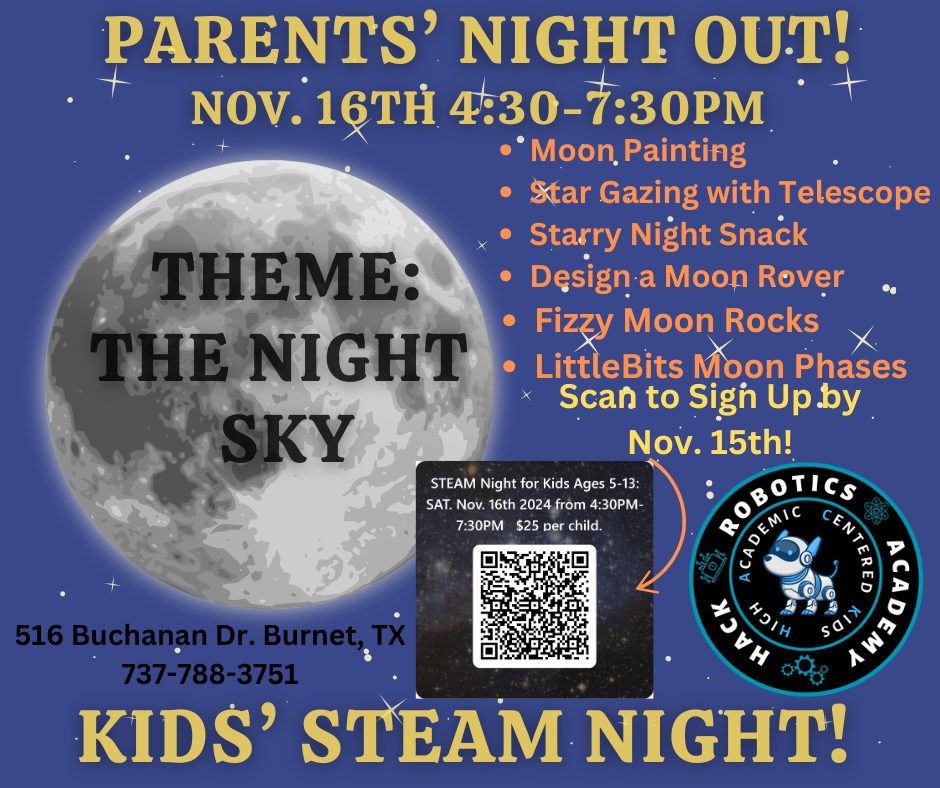 HACK Robotics Academy STEAM Night - Burnet Chamber of Commerce