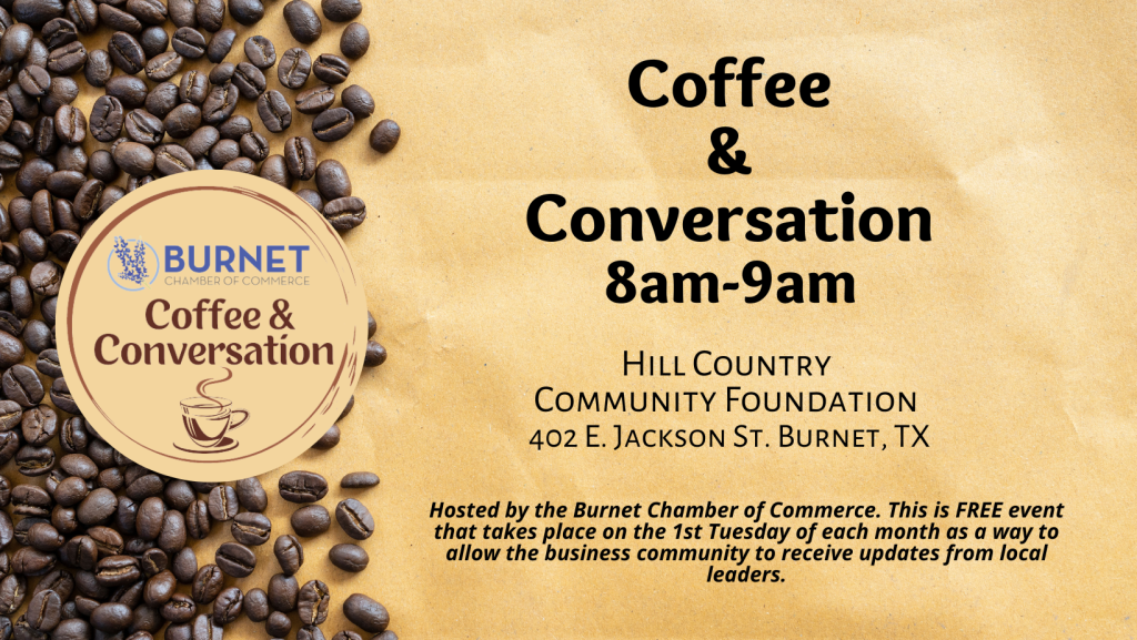 Coffee & Conversation: Bluebonnet Festival Updates - Burnet Chamber of ...