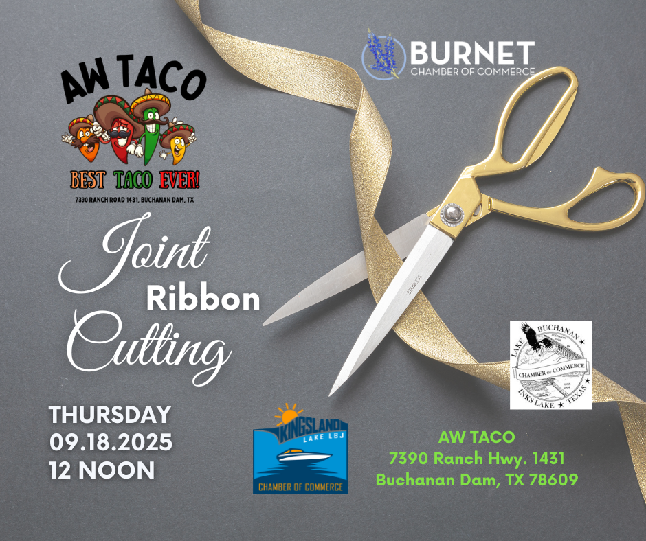 AW Taco Multi-Chamber Ribbon Cutting - Burnet Chamber of Commerce